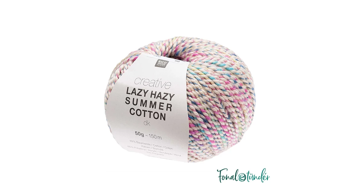 Rico Design Creative - Lazy Hazy Summer Cotton - pamut-akril fonal