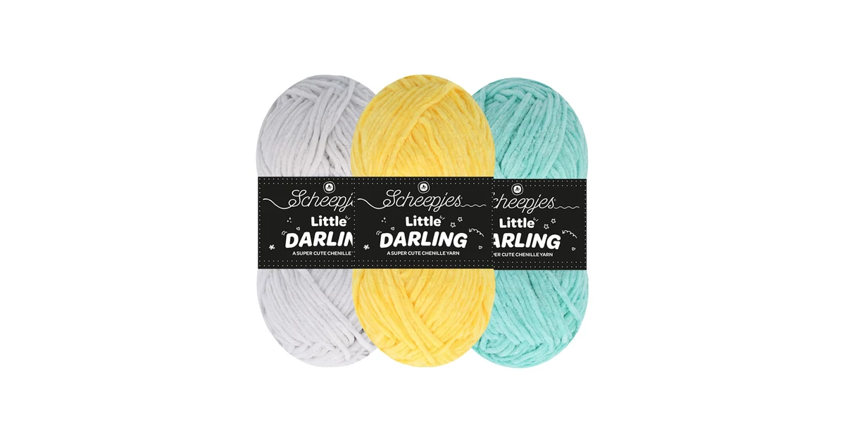 Scheepjes Little Darling puha zsenília fonal amigurumi horgoláshoz
