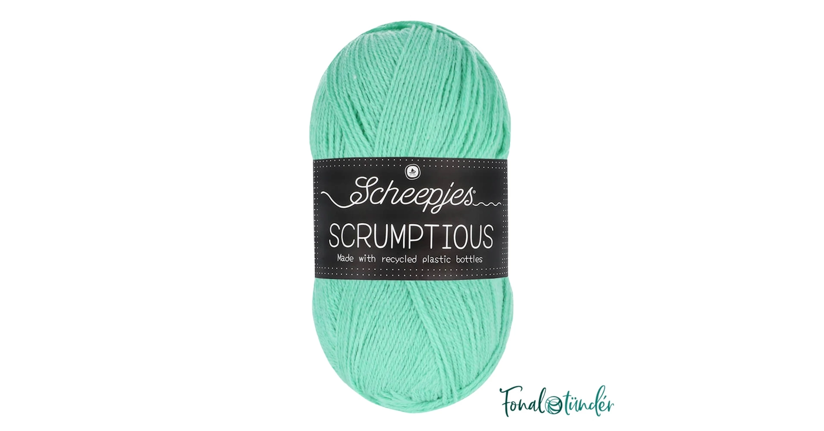 Scheepjes Scrumptious 340 Mint Whoopie Pie - mentazöld öko akril fonal