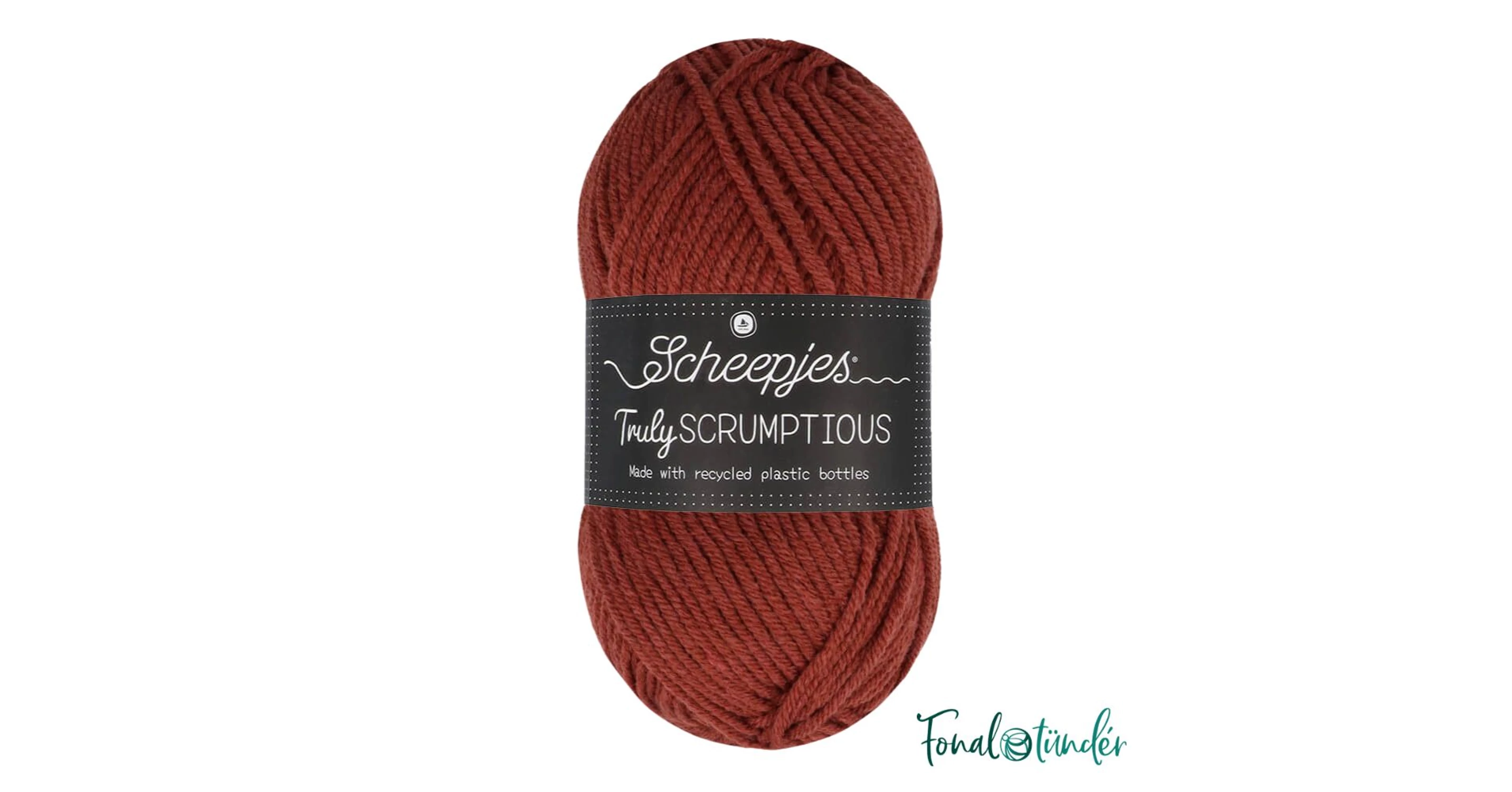 Scheepjes Truly Scrumptious 359 Red Velvet Cake - bordó öko fonal