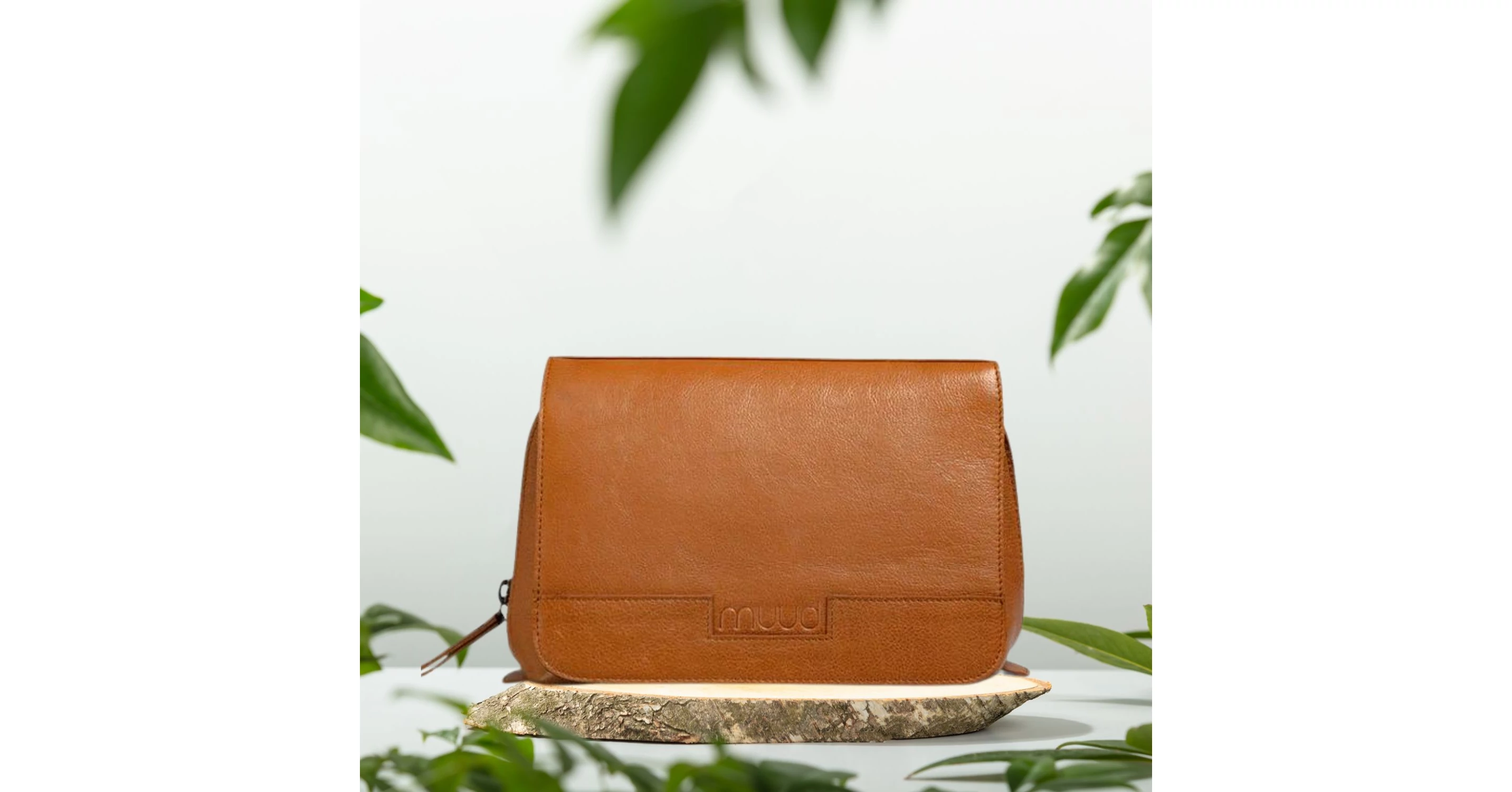 MUUD Hazel Project Bag - kézzel készített bőr kézimunka táska utazáshoz