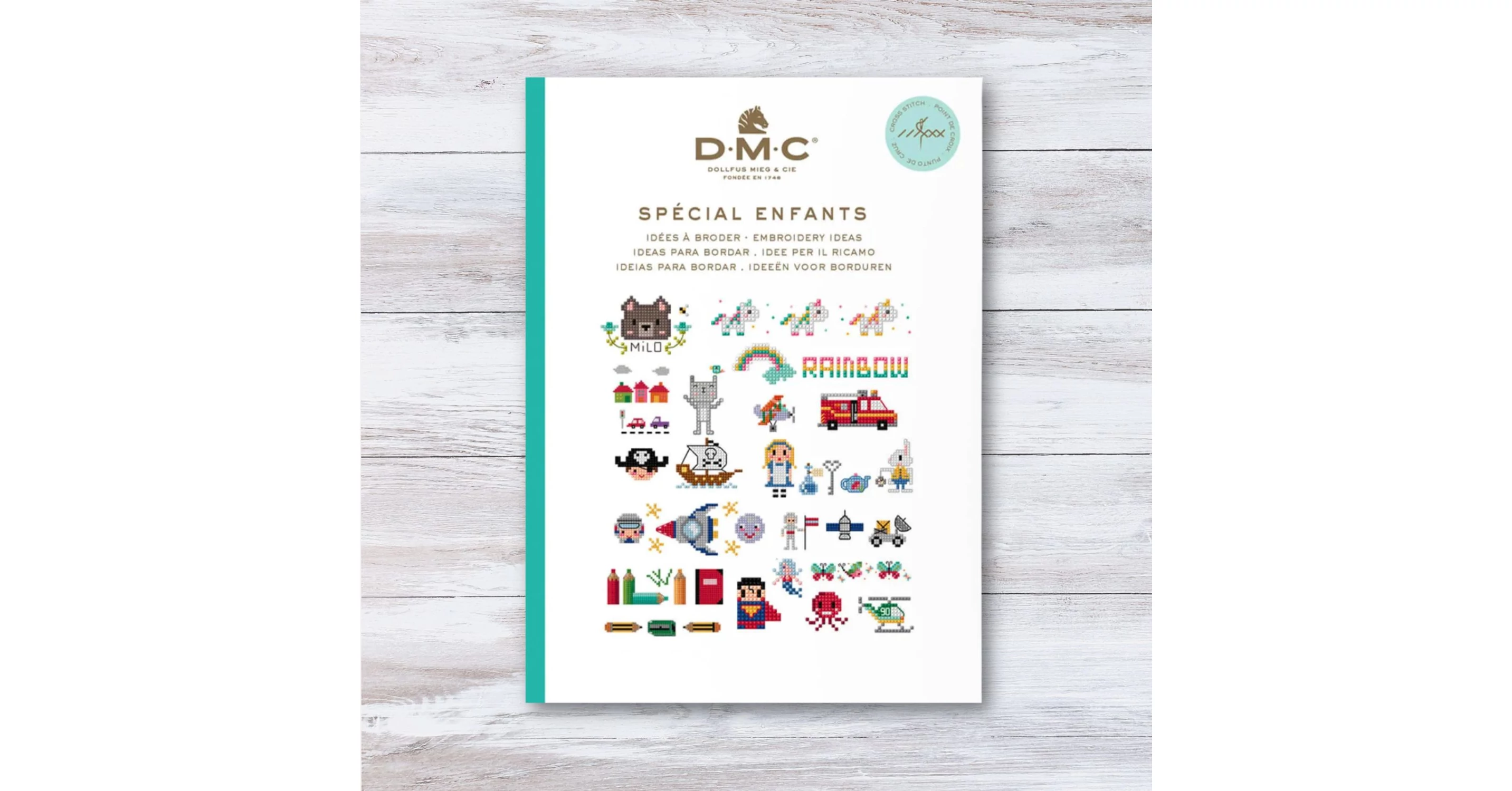 DMC Mini Booklet - keresztszemes hímzések - Gyerek minták gyűjteménye