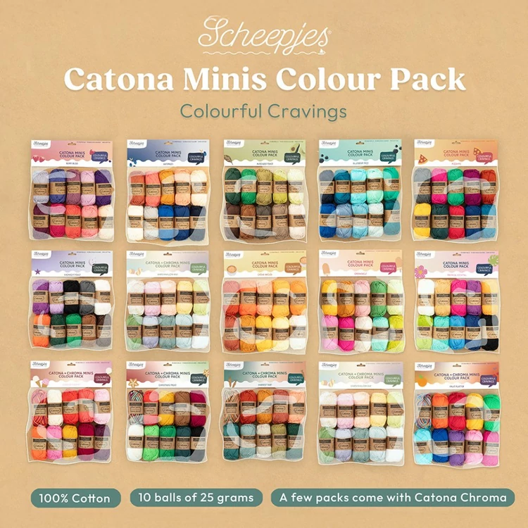 Scheepjes Catona Color Pack - Berry Bliss - prémium pamut fonalcsomag